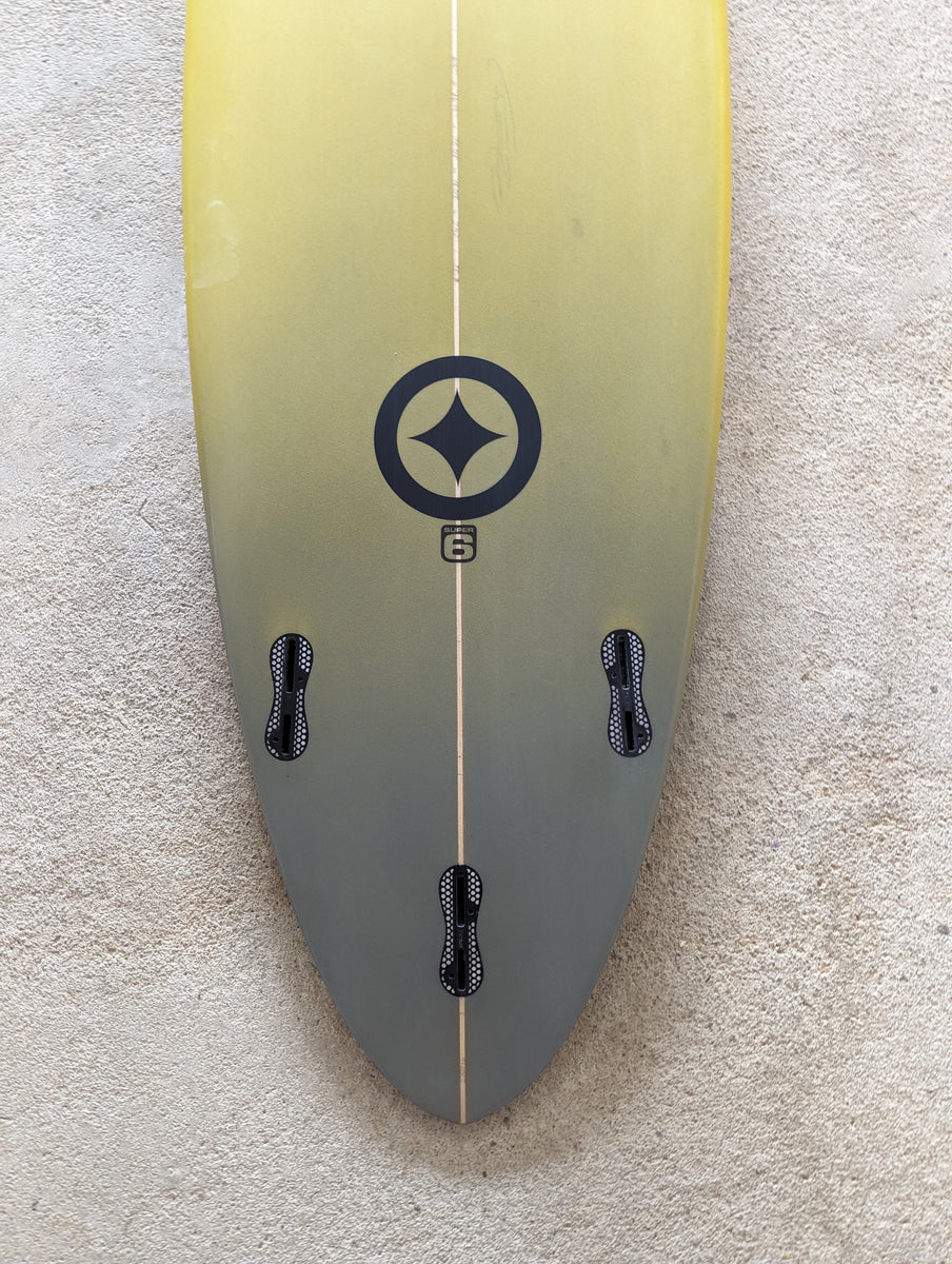 Fatum Super Six 6'4" - Yellow Fade – Fatum Warehouse